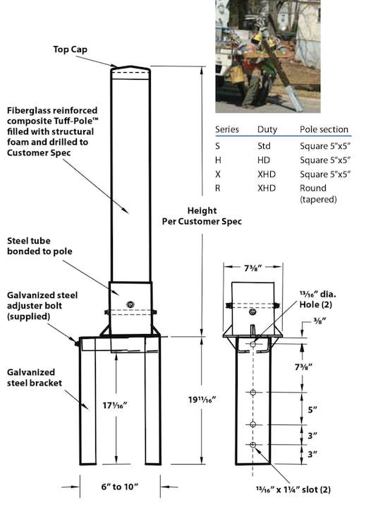 How to order pole top extensions