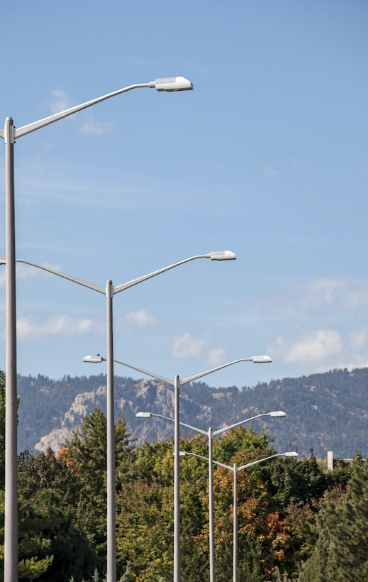 Street Light Mast Arm Poles Double Arm Street Light Pole Bracket